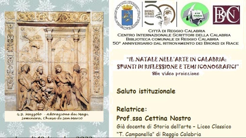 ReggioTV - Il Natale nell’arte in Calabria: spunti di riflessione e ...