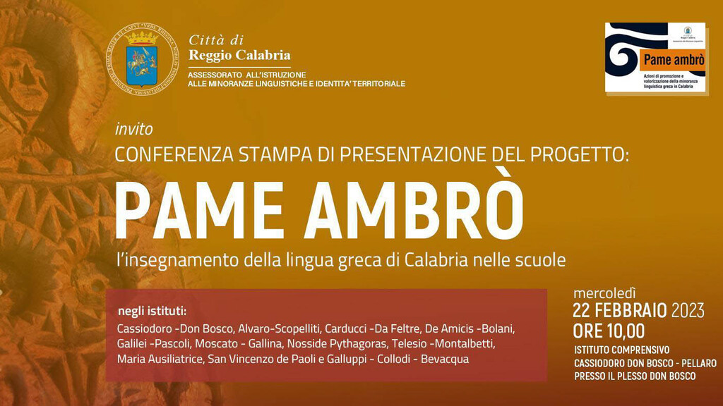 ReggioTV - Domani all'Istituto Cassiodoro di Pellaro la presentazione ...