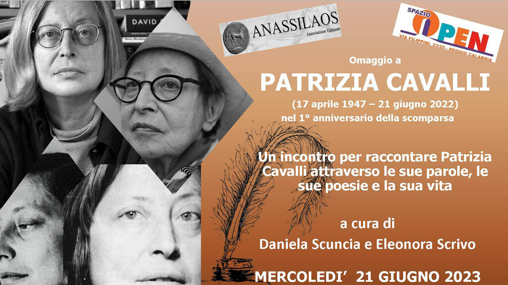 ReggioTV - A Spazio Open omaggio a Patrizia Cavalli dell'Anassilaos