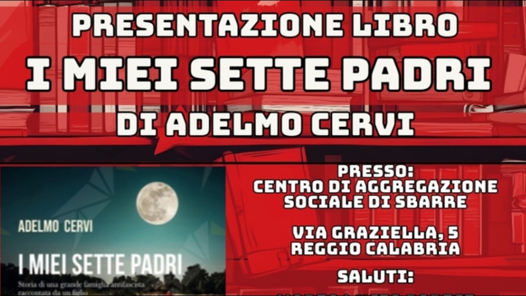 ReggioTV - Adelmo Cervi presenta il libro “I miei sette padri. Storia ...